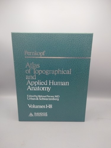 Atlas Of Topographical And Applied Human Anatomy by Pernkopf Vol 1-18 ...