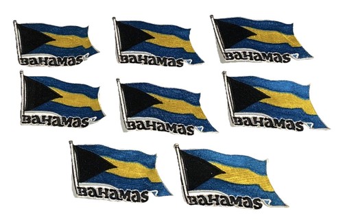 Vintage Lot (8) Bahamas Flag Embroidered Iron or Sew-on Patches NOS | eBay