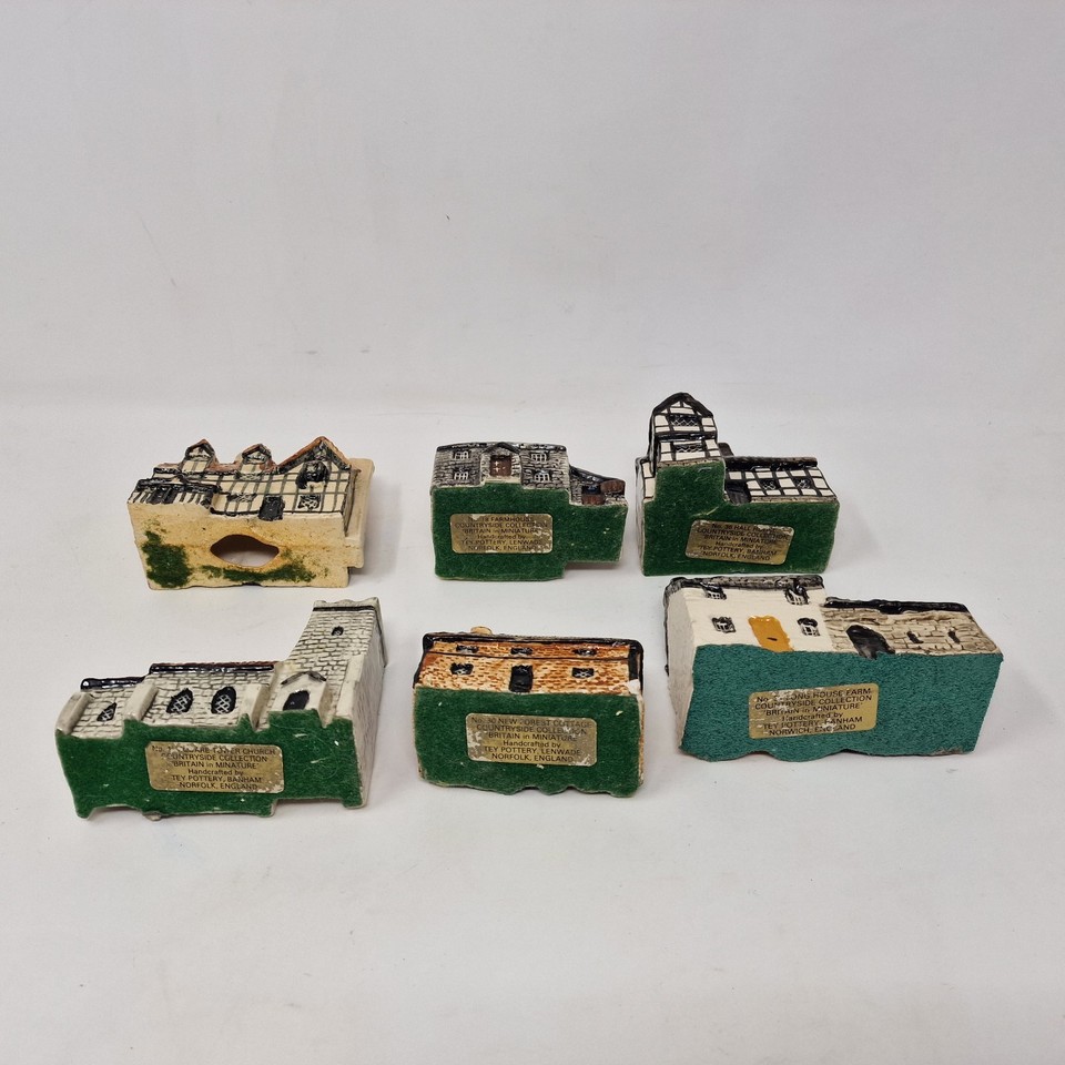 Countryside Collection Britain In Miniature Tey Pottery Job Lot Train ...