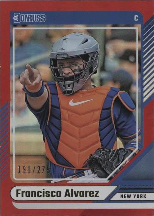 2024 Panini Donruss - Francisco Alvarez #58 Red /275 for sale online | eBay