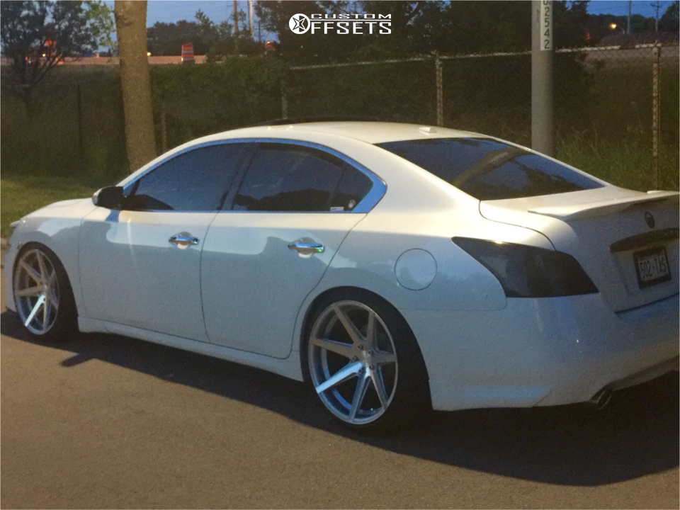 20” ROHANA RC7 MACHINED SILVER CONCAVE WHEELS FOR M35 G37 Q50 Q60 Q70 ...