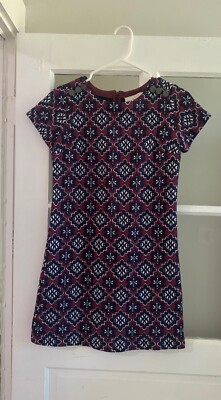 Loft Shift Dress Womens XSP Short Cap Sleeve Quilted Lined Wine Red ...