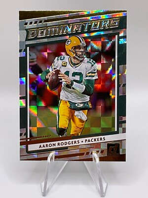 Aaron Rodgers 2020 Panini Donruss Dominators #D-AR Green Bay Packers ...