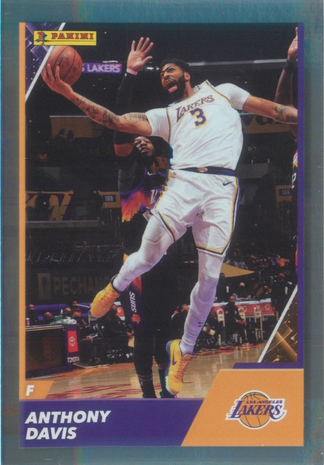 Anthony Davis 2021-22 Panini Sticker & Card Collection NBA SILVER FOIL ...