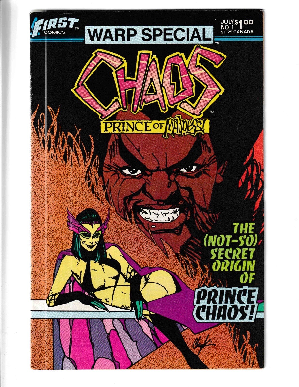 Warp Special: Chaos - Prince of Madness - First Comics - 1983 | eBay
