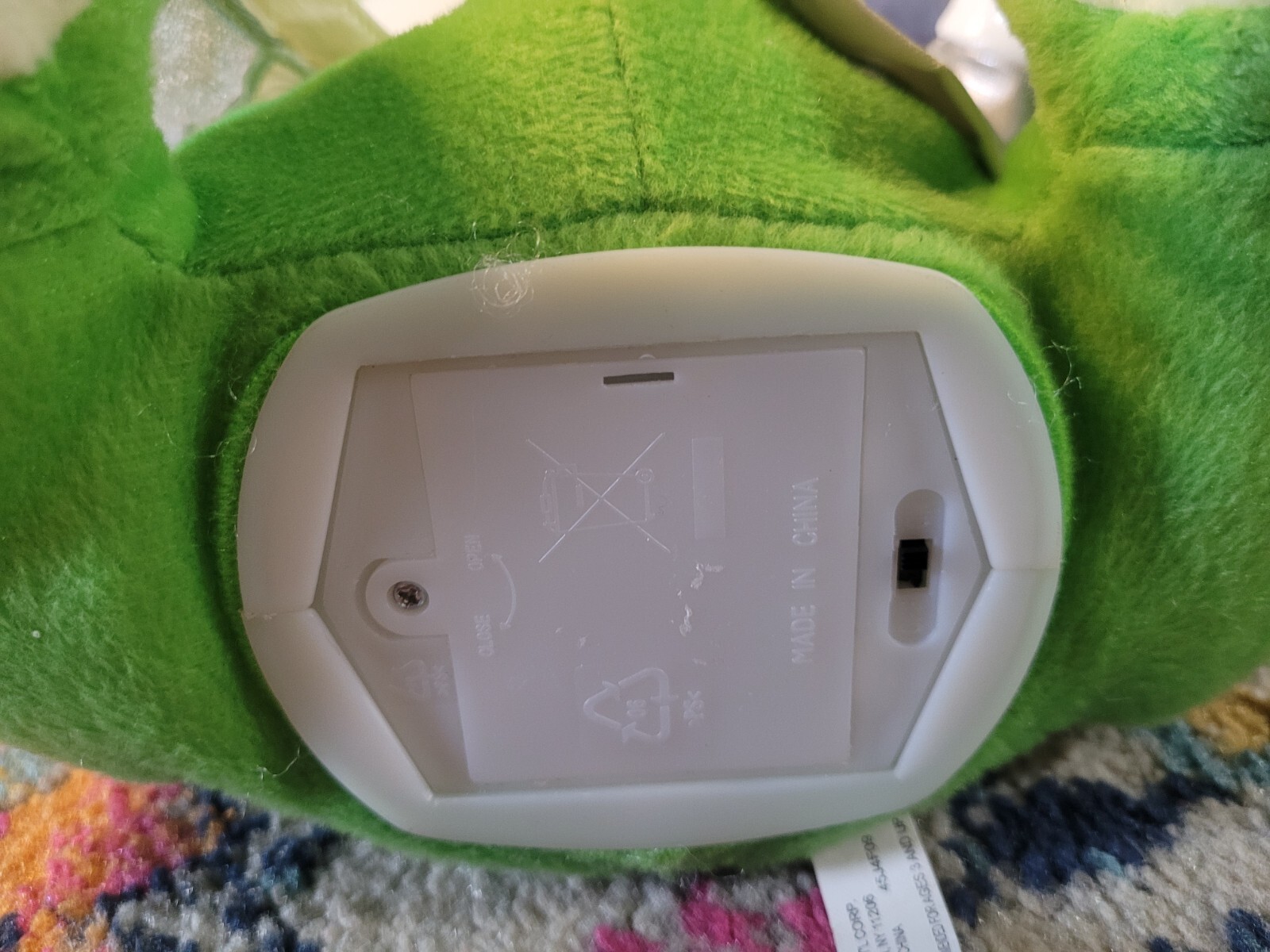 RARE 12" Goffa Hip Hop DJ Lazy Eyed Frog Rapping Singing Dancing ...