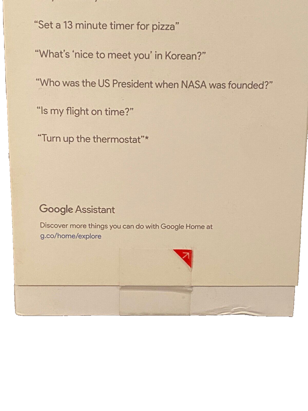 Google Home Smart Assistant - White Slate (US) for sale online | eBay