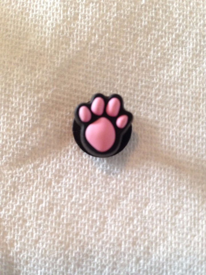 PAW JIBBITZ PAW SHOE CHARMS FIT CROCS PAW PRINT SHOE CHARMS PAW PRINT ...