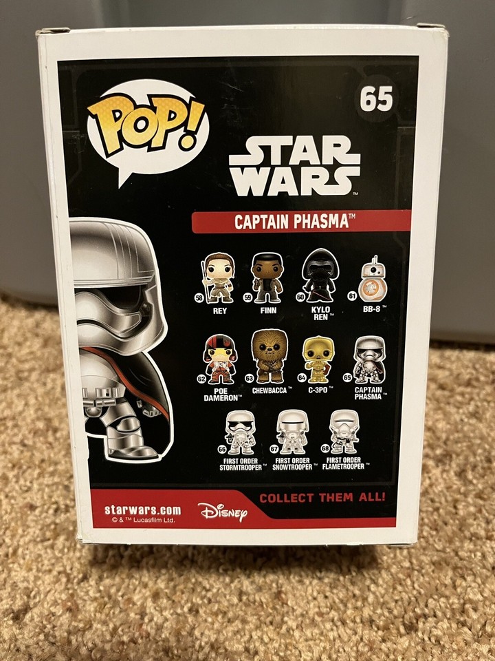 Funko Pop Star Wars Captain Plasma Vaulted Figure Shipped In Protector ...