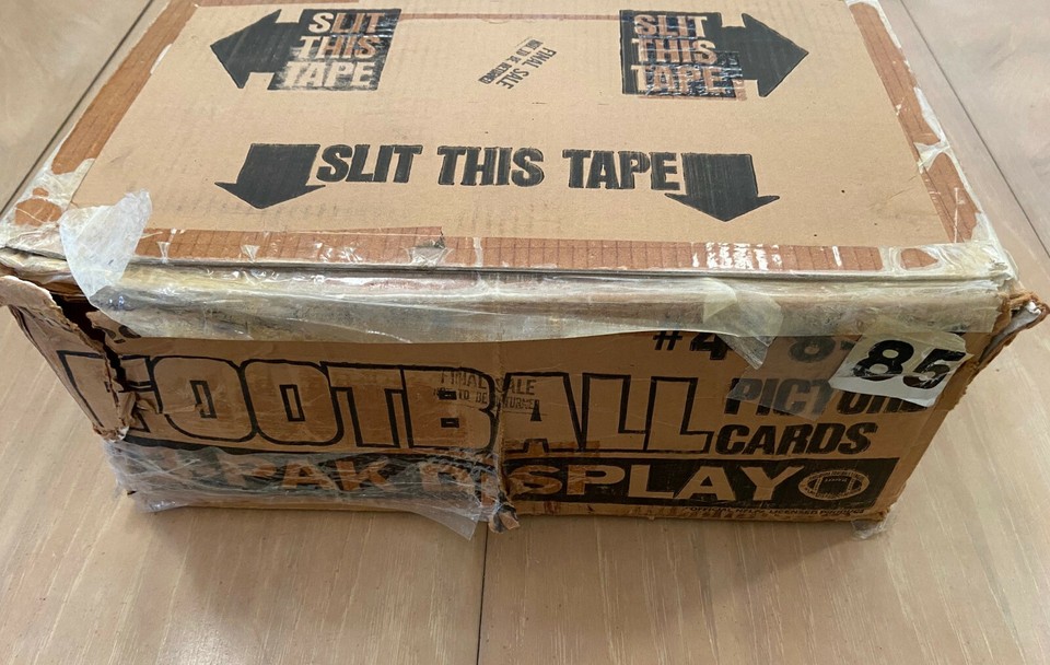 vintage (1) 1985 TOPPS FOOTBALL GROCERY RACK PACK from originally ...
