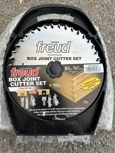 Freud 8" x 20T Box Joint Cutter Set (SBOX8) | eBay