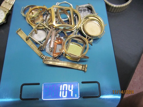 GOLD FILLED SCRAP LOT 10K &14K 104 GRM +200GRMS WATCH BANDS | eBay