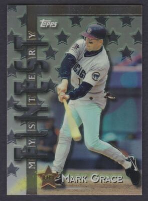 1998 TOPPS FINEST MYSTERY INTERLEAGUE MATCH-UP MARK GRACE/SOSA/FRANK ...