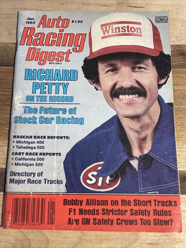 January 1983 Auto Racing Digest, Richard Petty Cover | eBay
