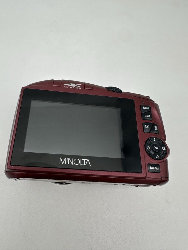 Minolta MND50 48 MP / 4K Ultra HD 16X Zoom Digital Camera (Red) | eBay