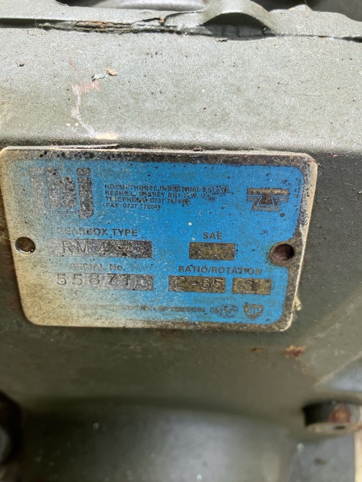 LISTER TR, TS, TX,TL REDUCTION GEARBOX WITH OVERCENTRE CLUTCH AND ...