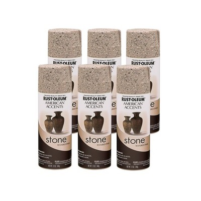 Rust-Oleum 7995830-6PK Stone Creations Spray, 12 oz, Pebble, 6 Pack | eBay