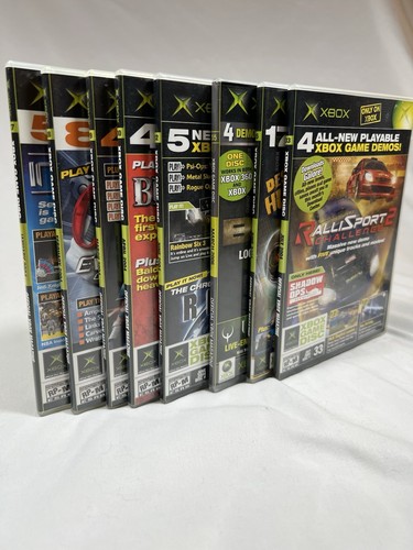 Official Xbox Magazine Collection Video Game Discs W/ 51 Playable Demos ...