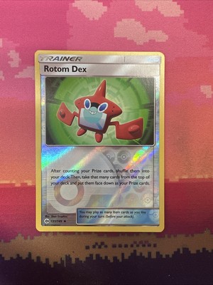 Pokemon Card Rotom Dex Sun & Moon Reverse Holo 131/149 Near Mint | eBay UK