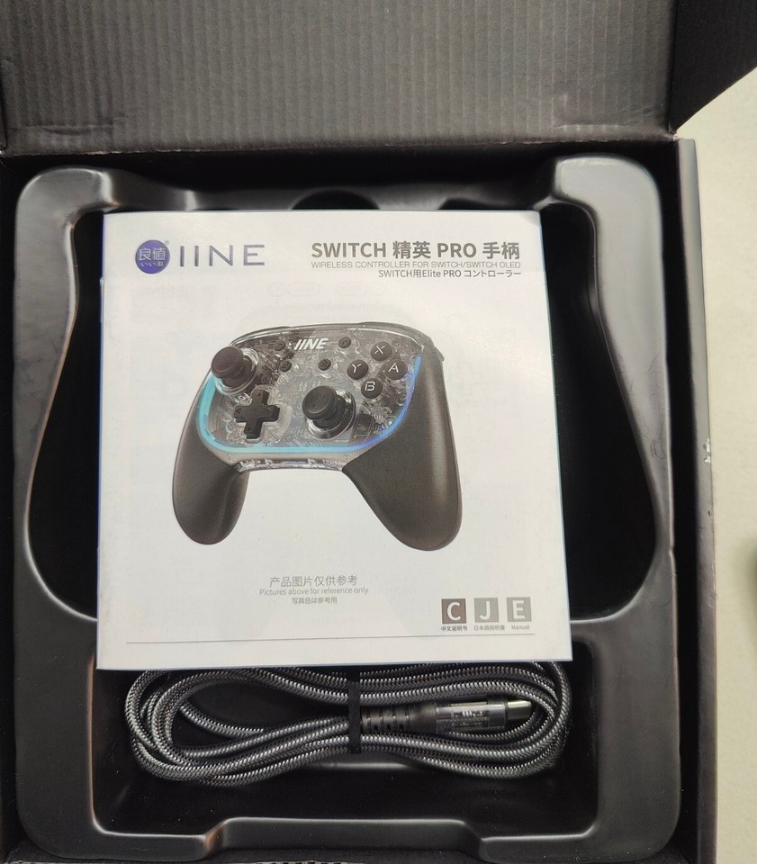 IINE Wireless Pro Controller for Nintendo Switch/PC/Android/iOS, ALPS ...
