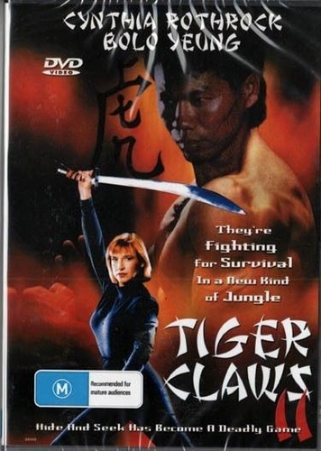 Tiger Claws 2 II DVD Cynthia Rothrock Bolo Yeung New and Sealed ...