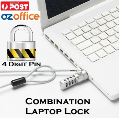 Combination Kensington Slot Security Laptop Lock Anti Theft Cable HP ...