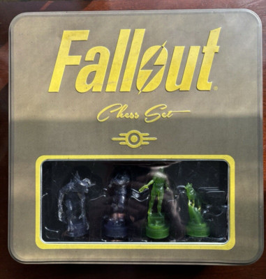 Rare Edition Fallout Chess Set Exclusive Tin NIB | eBay