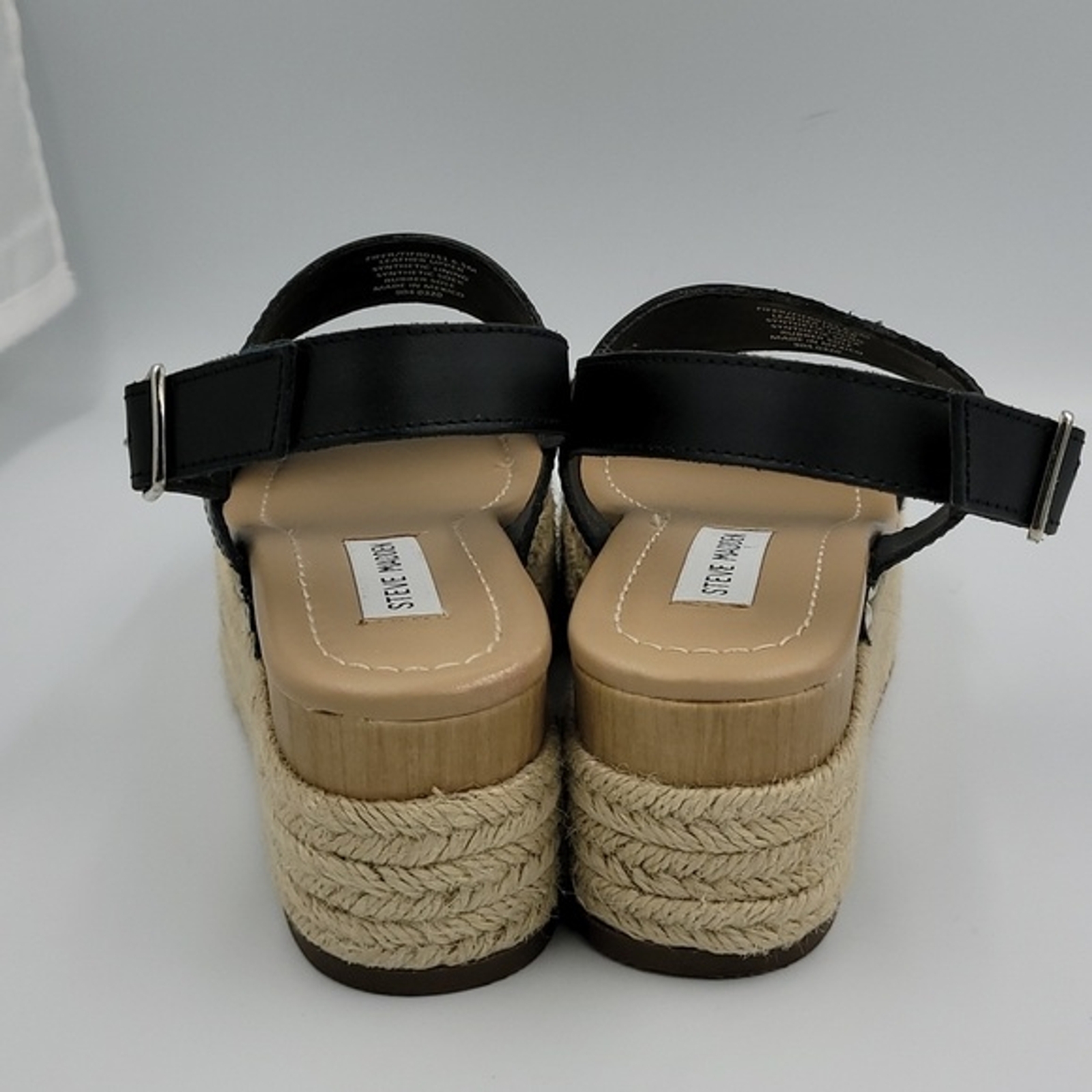 Steve Madden platform zebra print leather sandals Sz … - Gem