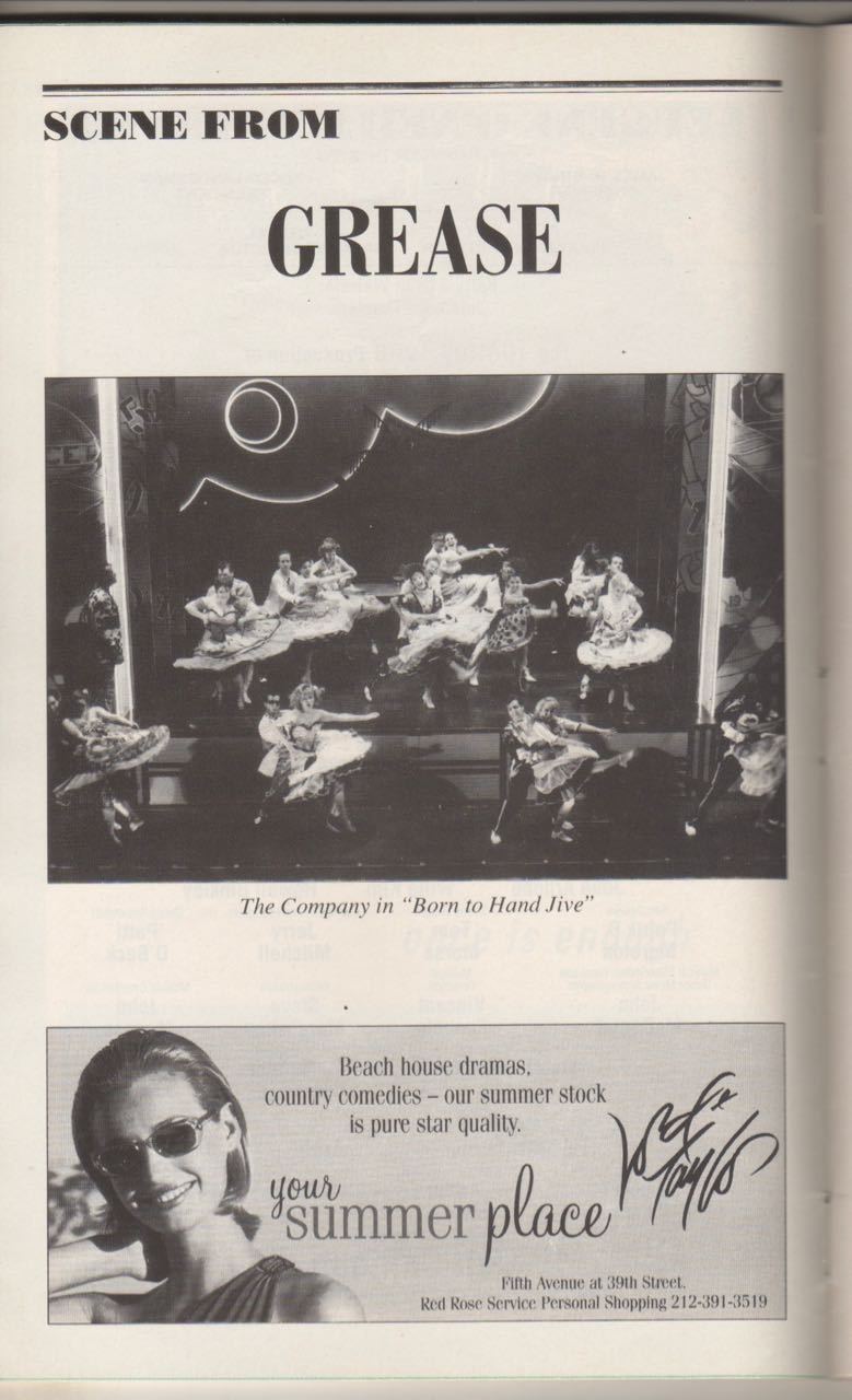 Joe Piscopo "Grease" Playbill 1997 Broadway Revival Dominque Dawes | eBay