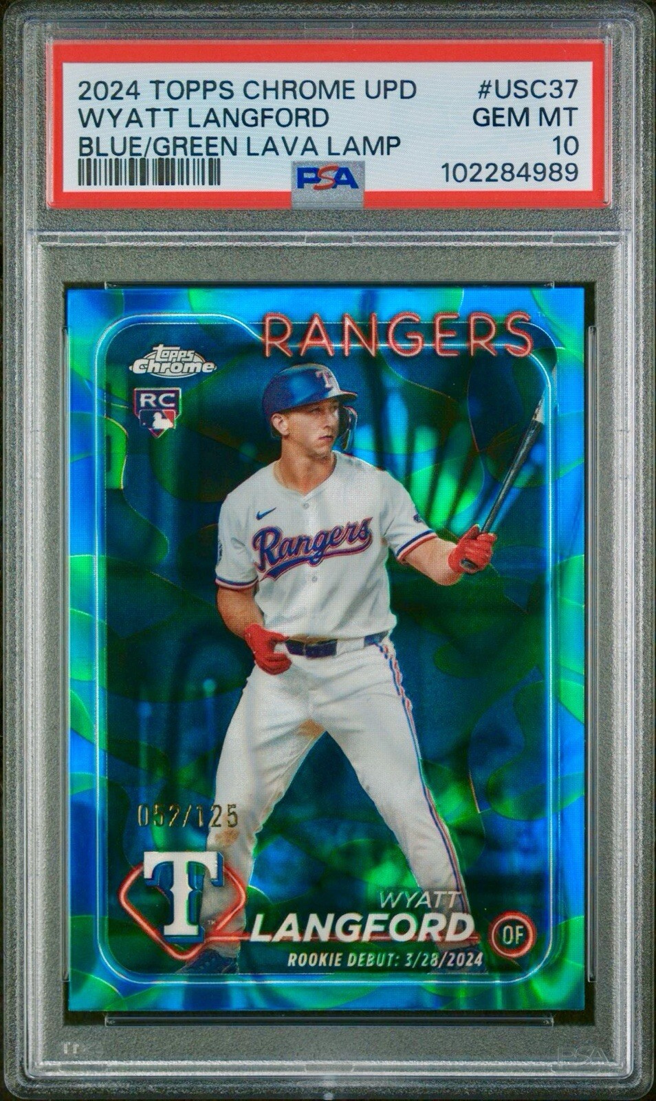 2024 Topps Chrome Update Series - Rookie Debut Wyatt Langford #USC37 ...