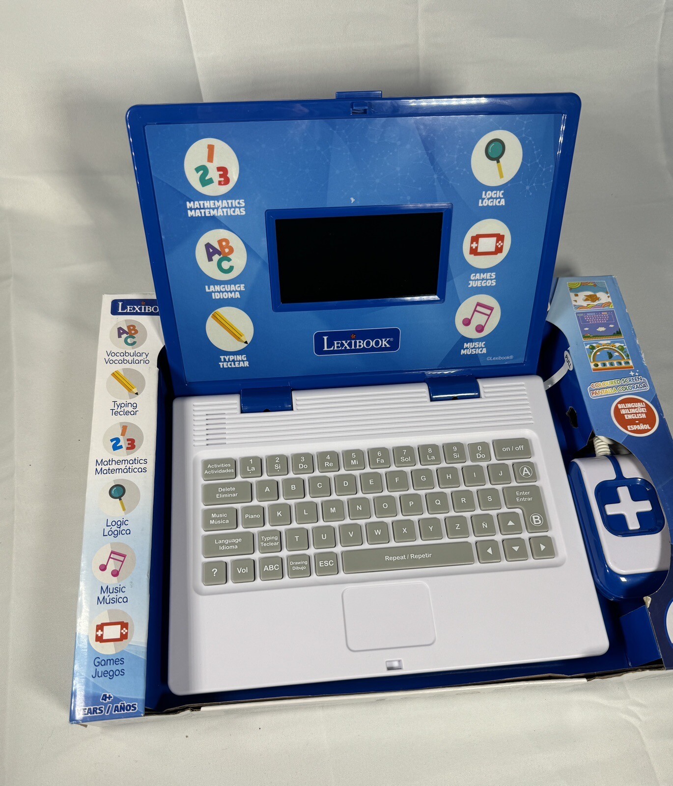 Lexibook Bilingual Educational Laptop 130 Activities Learning Computer ...
