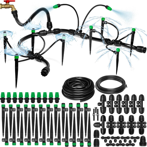 Drip Irrigation System - Adjustable Quick Connect Irrigation System for ...