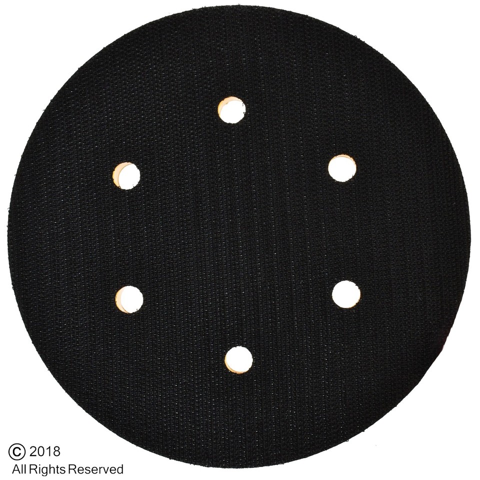 6" Hook and Loop Face Sanding Pad Air Vacuum Pneumatic Sander Grinder ...