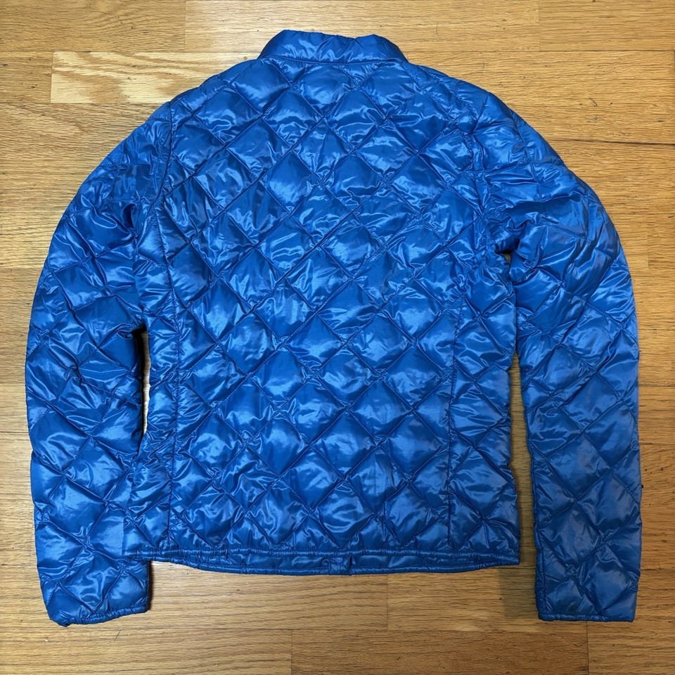 Uniqlo Blue Quilted Ultra Light Down Filled Preppy Coastal Packable ...