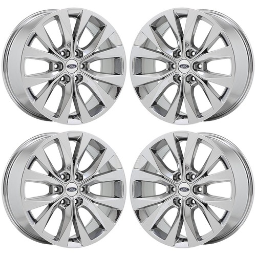 20" Ford F150 Truck Bright Chrome wheels rims Factory OEM set 4 10003 ...