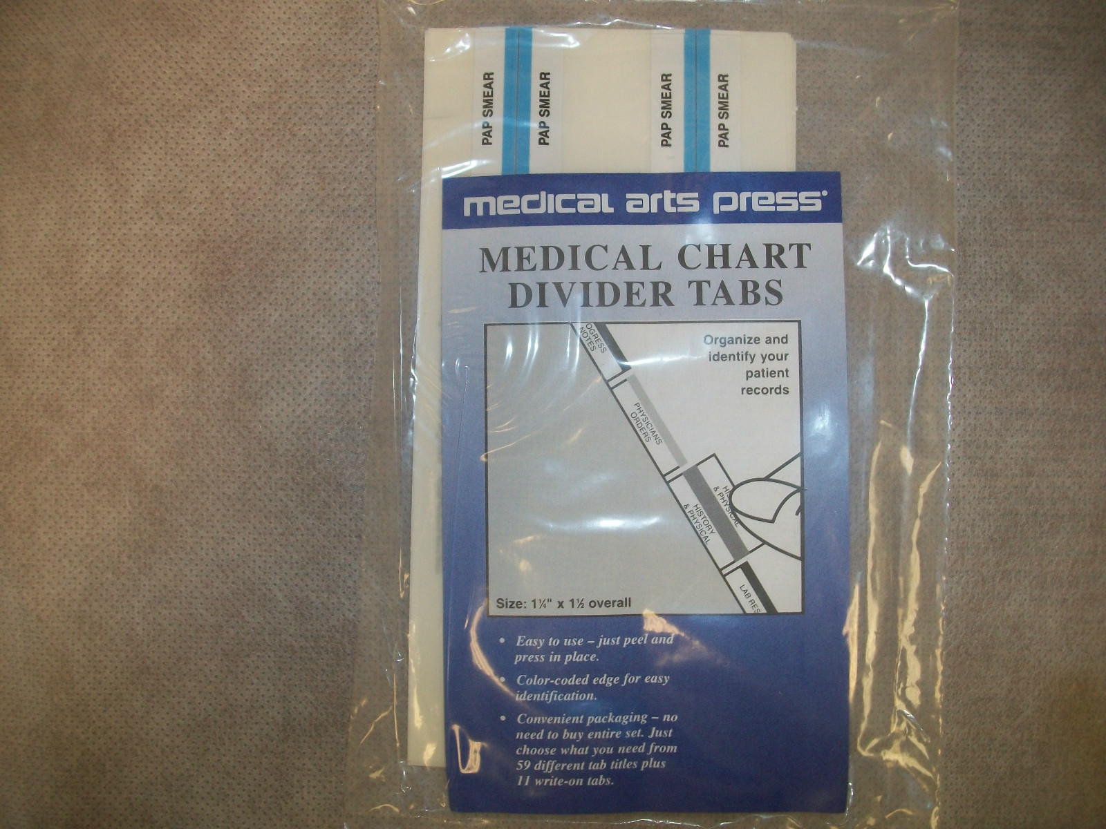 Medical Arts Press Light Blue Pap Smear Standard Preprinted Chart ...