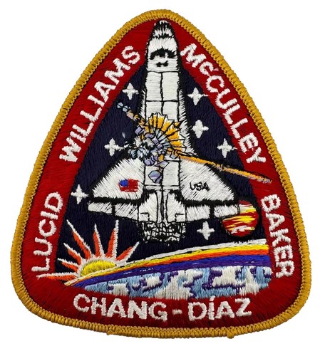 NASA Space Shuttle Mission Patch Lucid Williams McCulley Baker Chang Diaz Sun | eBay