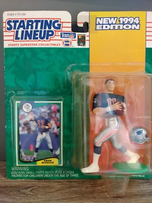 1994 Kenner Starting Lineup DREW BLEDSOE New England Patriots QB NFL ...