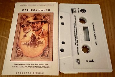 **RARE**Vintage** JOHN WILLIAMS Raiders March 1989 Warner Bros ...