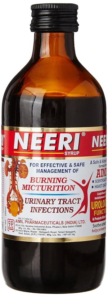 Neeri Syrup 200ml for Kidney Health Useful in Urinary Tract Infections ...
