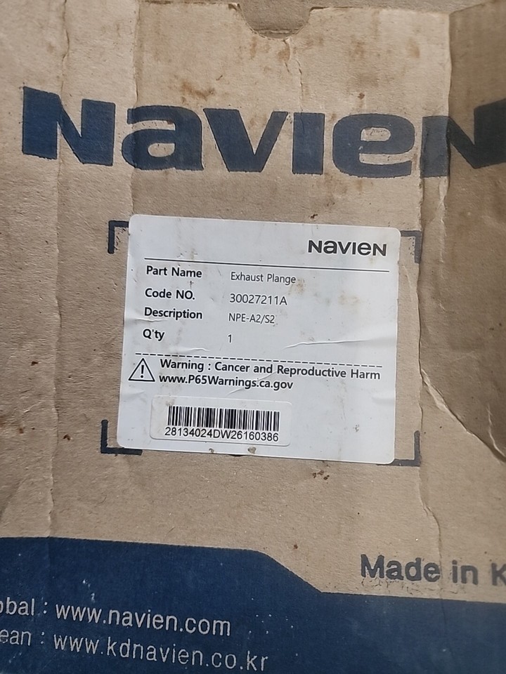 Navien 30027211A Exhaust Plange OEM NPE-A2/S2 | eBay