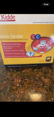 NEW Kidde RED ceiling mount Horn-Strobe | eBay