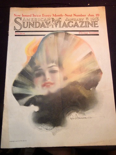 Chicago Examiner American Sunday Magazine 1913 ROLF ARMSTRONG Cover | eBay