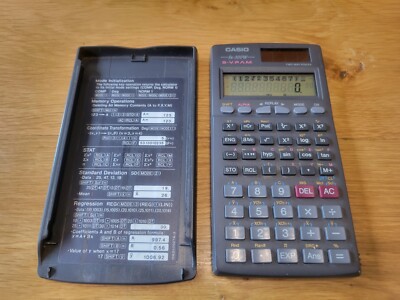 Casio FX-300W S-V.P.A.M. Scientific Digital Calculator Solar/Batt ...