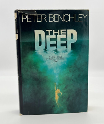 The Deep by Peter Benchley (1976, Hardcover w/dust jacket) TRUE FIRST ...