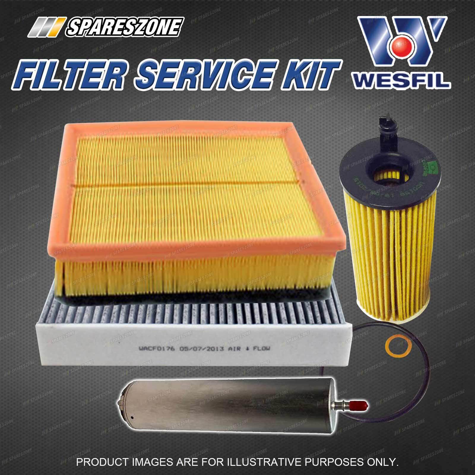 Wesfil Oil Air Fuel Cabin Filter Service Kit for Bmw 118D 318D 320D ...