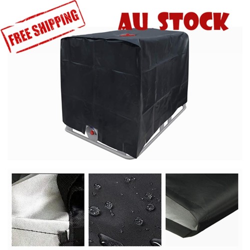 1000L Water Tank Cover Sun Protective Hood 210D UV Resistant Rain IBC ...
