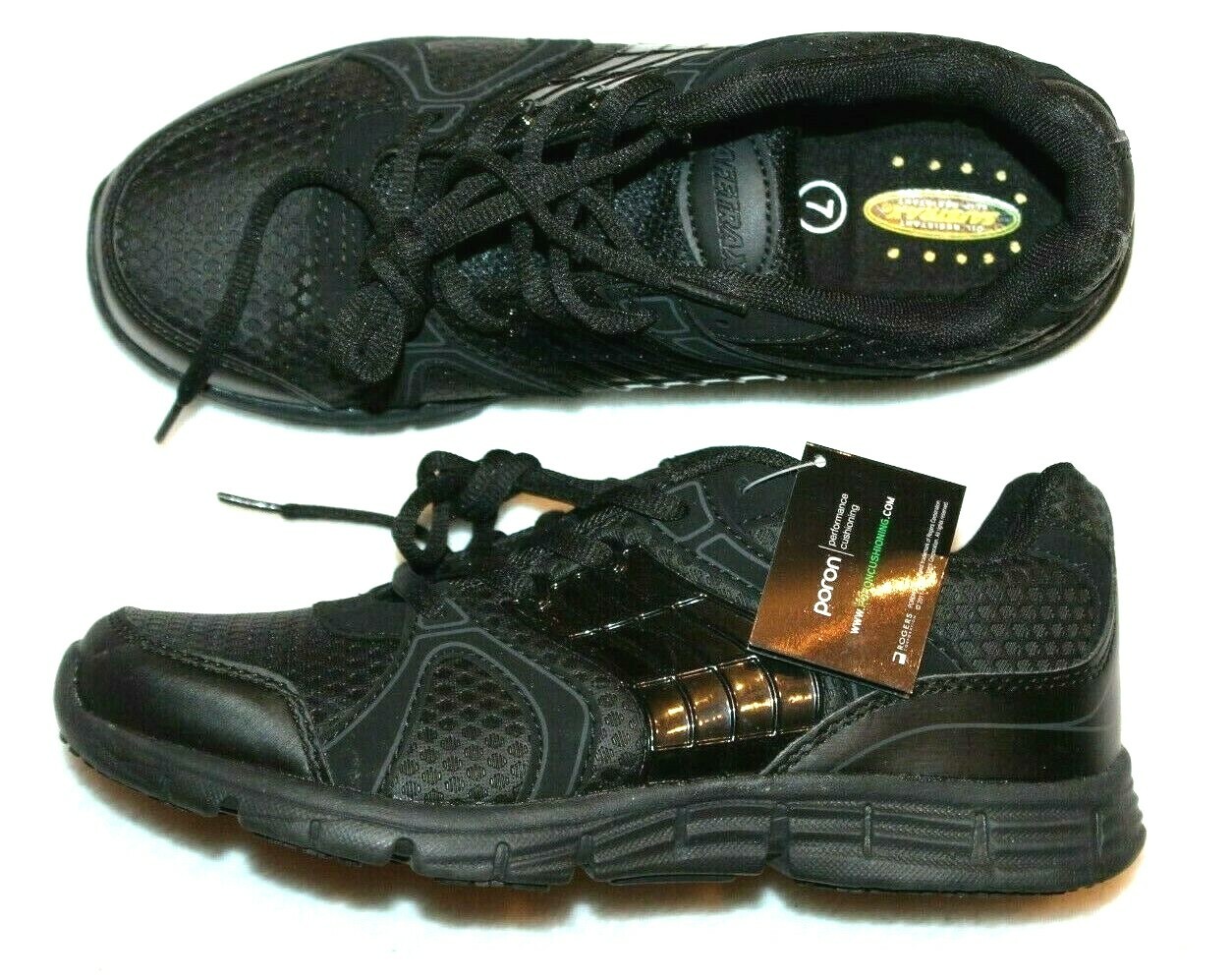 Safetrax Women's Jessie Black Slip-Resistant Work Shoes Sneakers Size ...