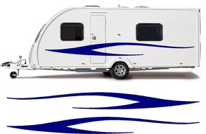 MOTORHOME/CARAVAN VINYL GRAPHICS KIT DECALS STICKERS STRIPES #3XL FAST ...