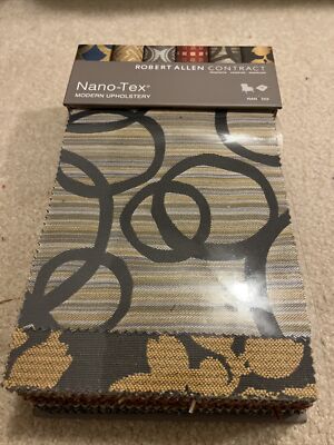 ROBERT ALLEN Contract Nano-Tex Modern Upholstery Fabric Sample Book ...